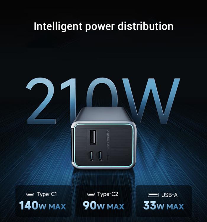 Cuktech PB200U 210W 20000mAH 15 Ultra Fast Charging Power Bank ...